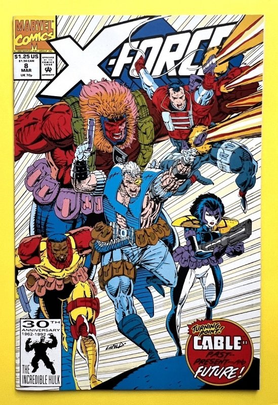 X-Force 8 Domino 1st Appearance Origin of Cable (1992) | Comic Books ...