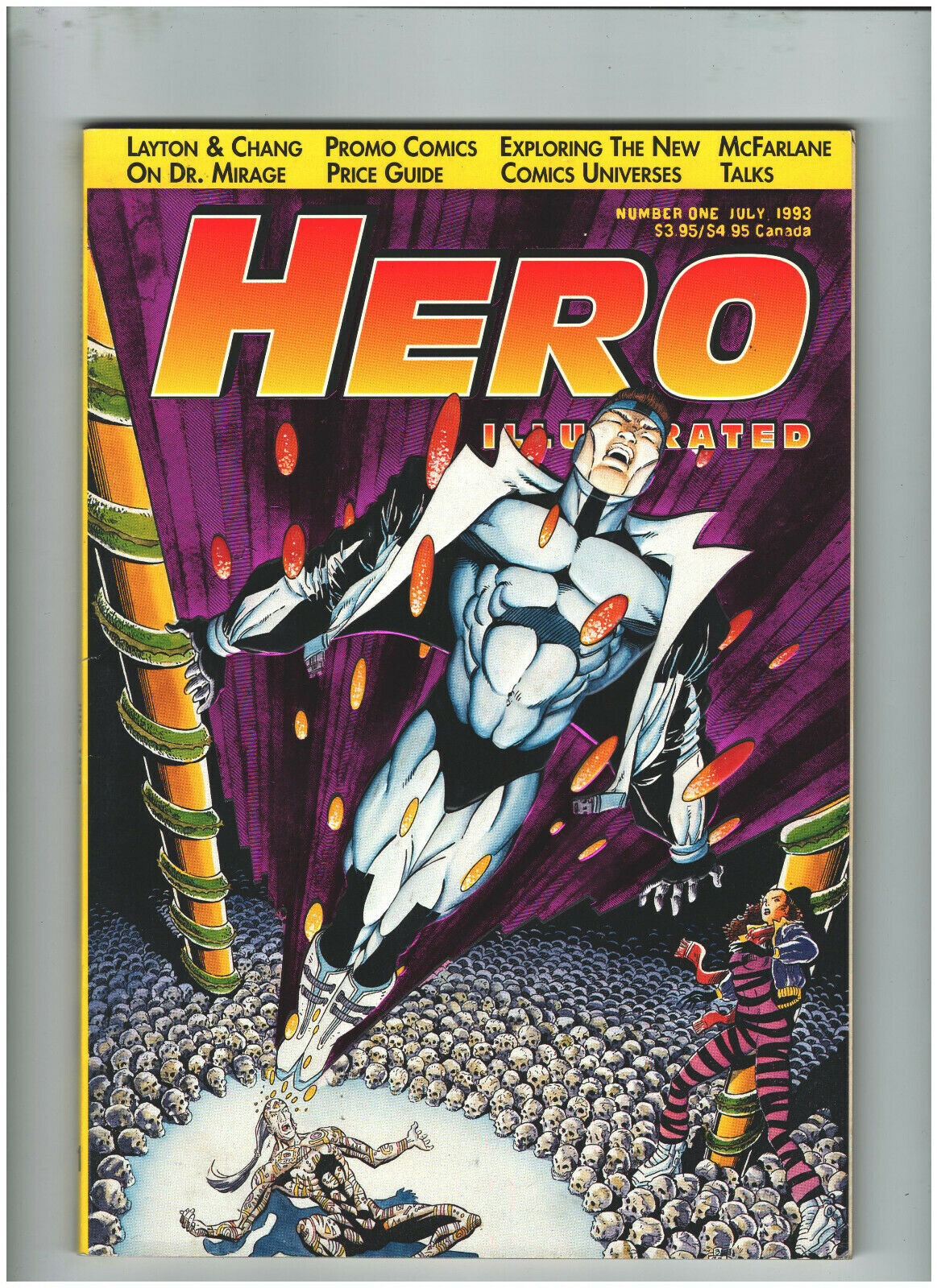 Hero Illustrated #1 VF+ 8.5 Doctor Mirage, Valiant Comics Foil Cover ...