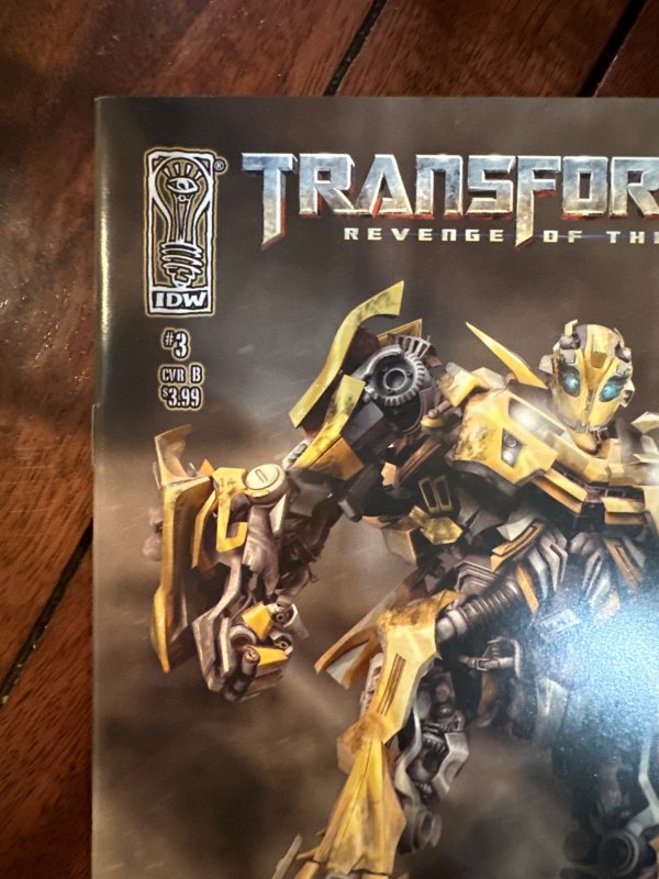 Transformers: Revenge of the Fallen Movie Prequel: Alliance #3 Cover B ...