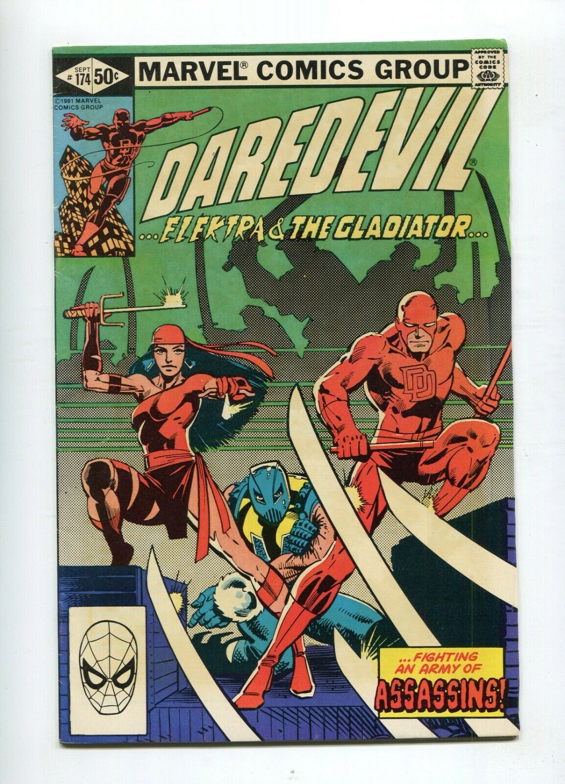 Daredevil 174 FN/VF 1st. App The Hand | Comic Books - Bronze Age ...