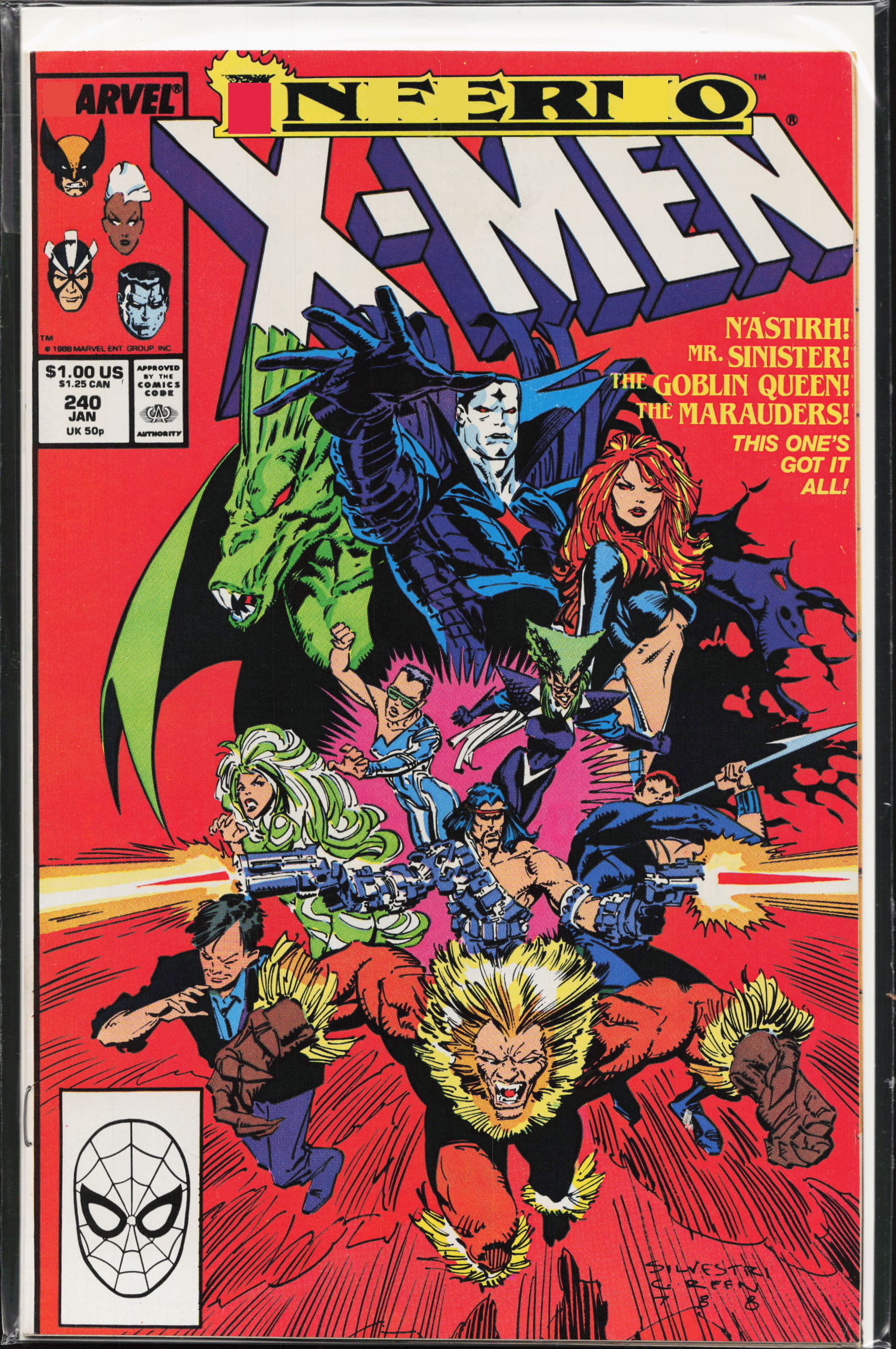 The Uncanny X-Men #229 Direct Edition (1988) X-Men [Key Issue] | Comic ...