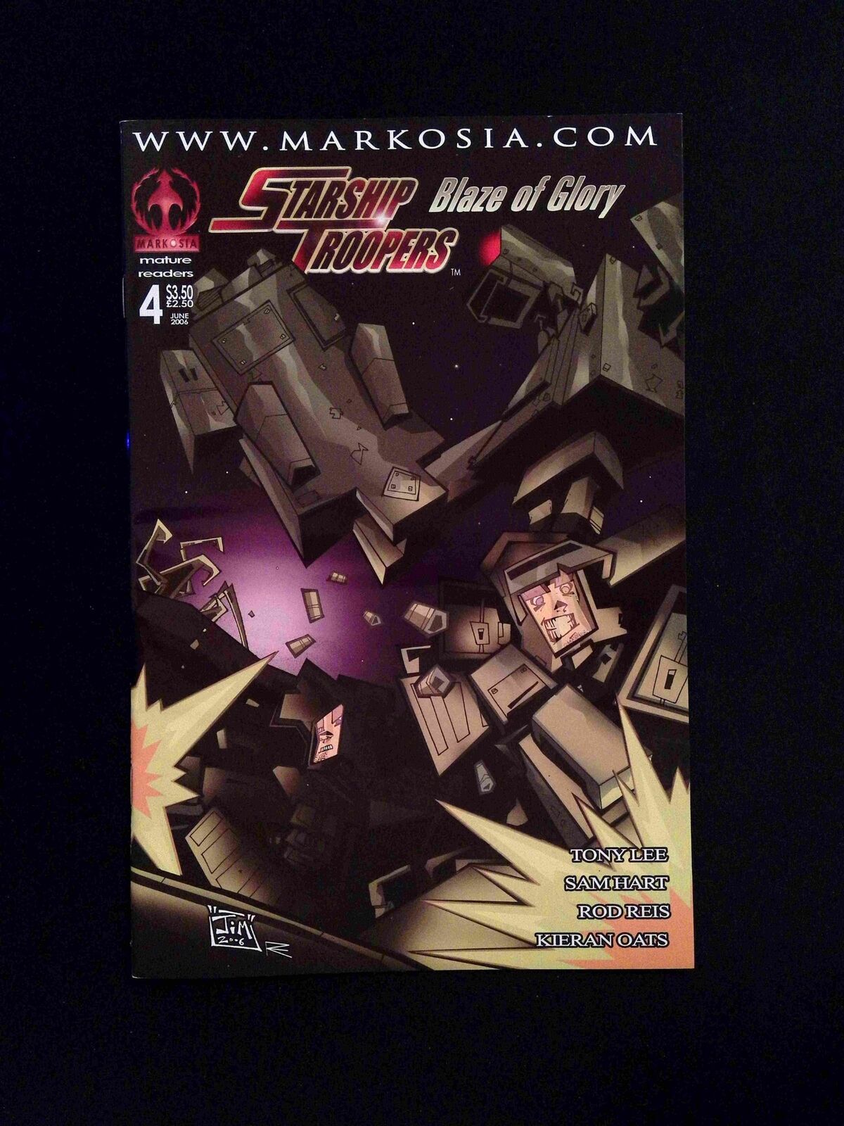 Starship Troopers #4C MARKOSIA Comics 2006 NM- VARIANT COVER | Comic ...