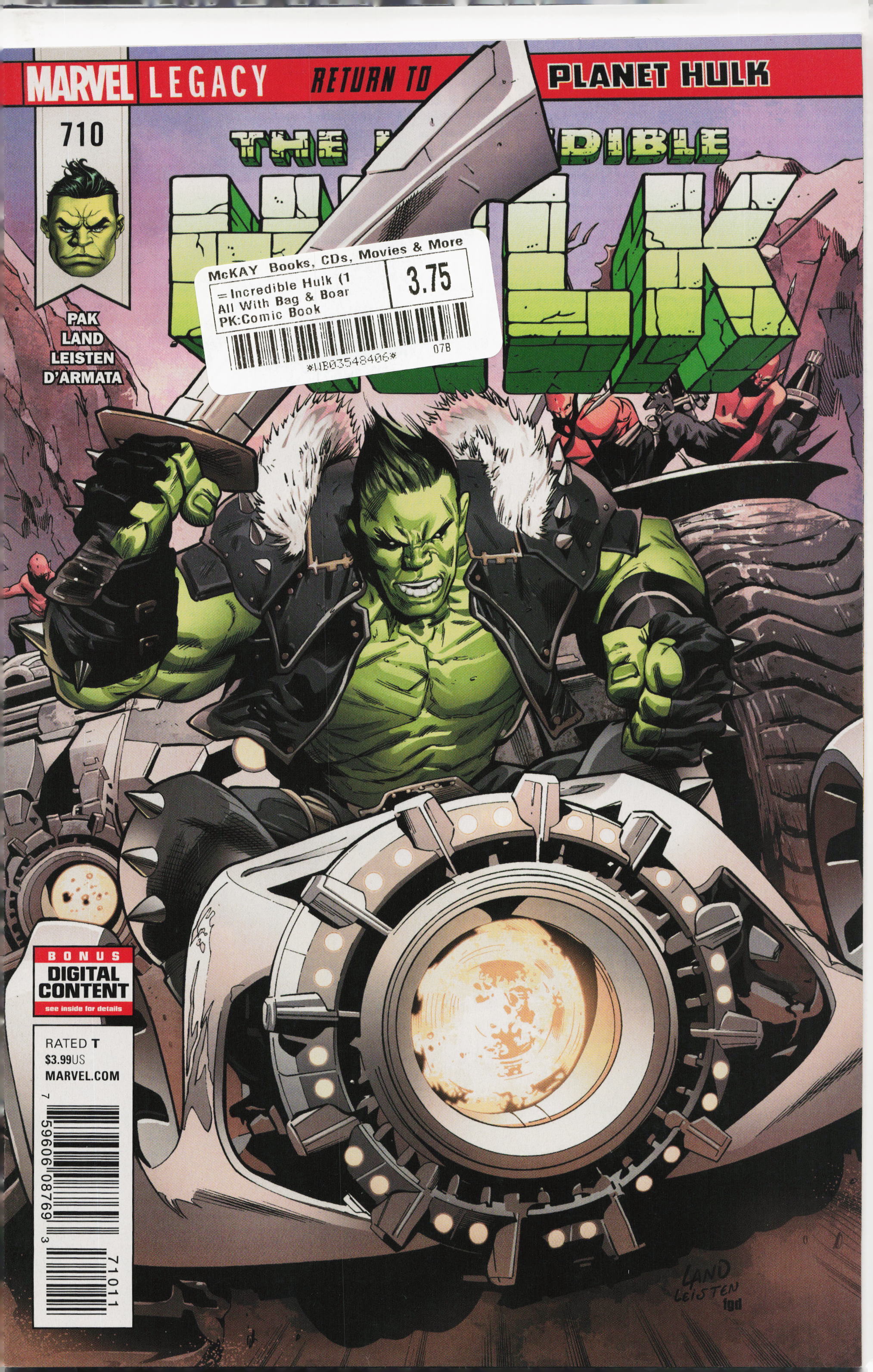 Incredible Hulk #710 (2018) Hulk | Comic Books - Modern Age, Marvel ...