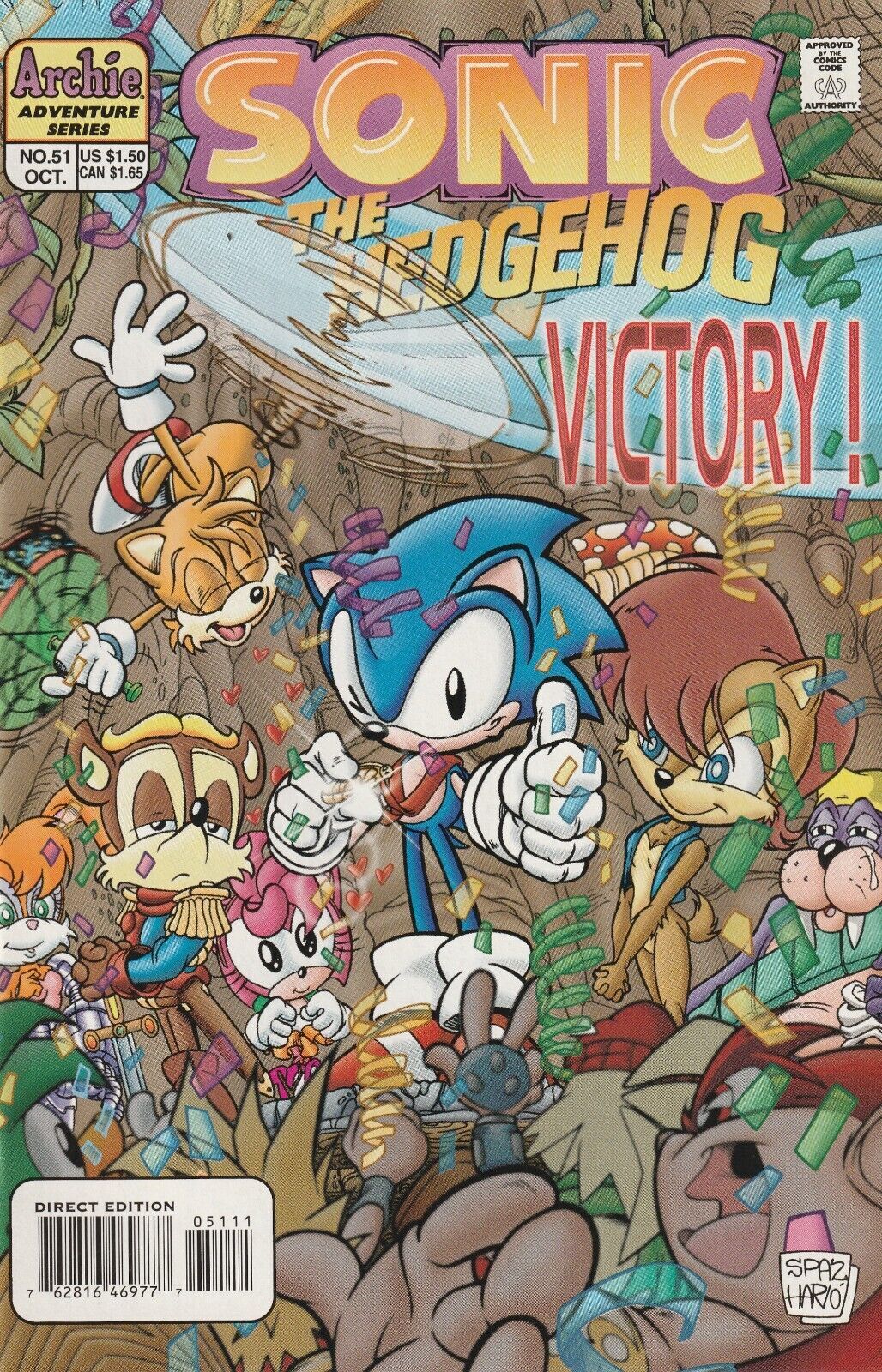 Sonic The Hedgehog # 51 Cover A NM Archie Adventure 1997 [BB] | Comic ...