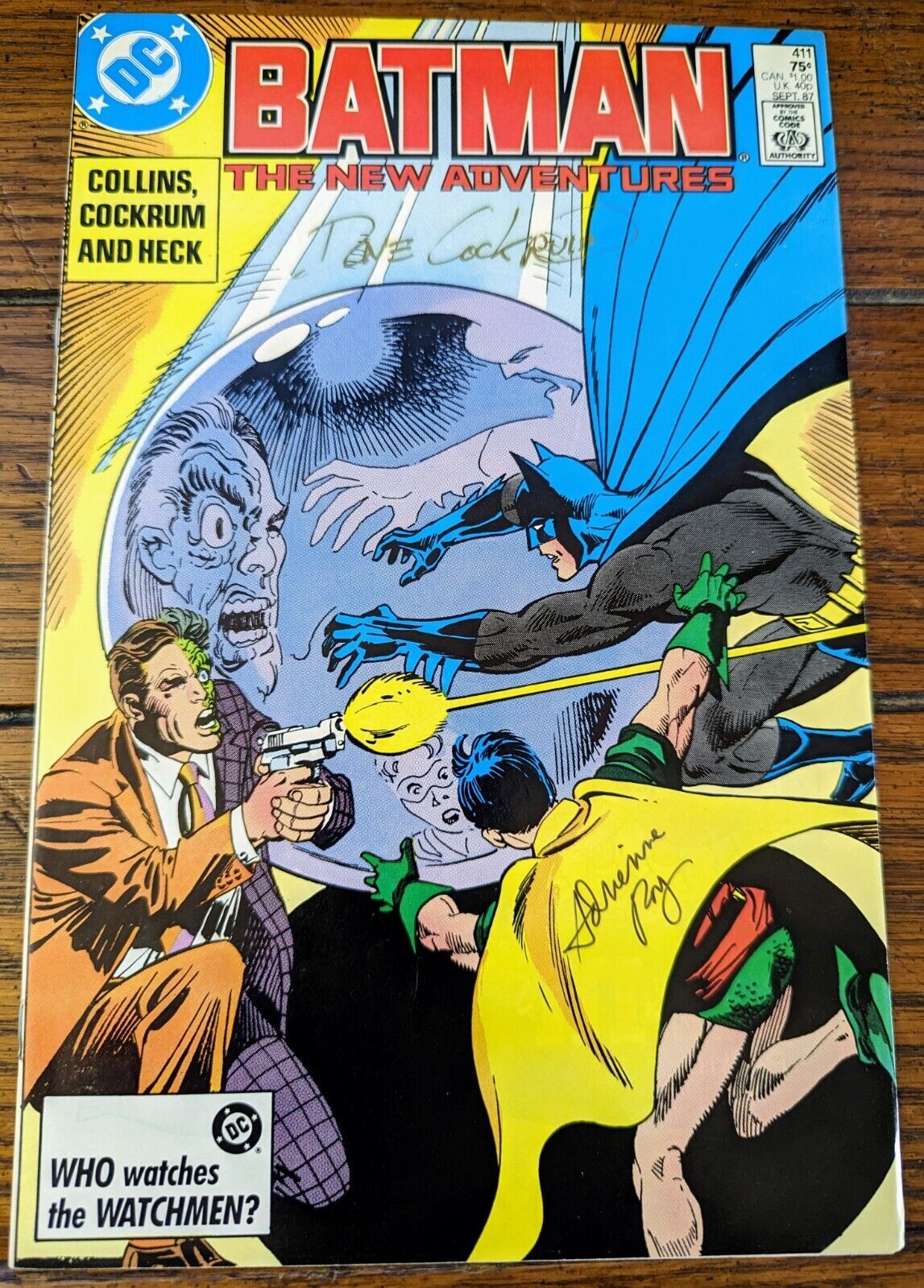 Batman The New Adventures 411 VF 8.0 Signed By Dave Cockrum And ...
