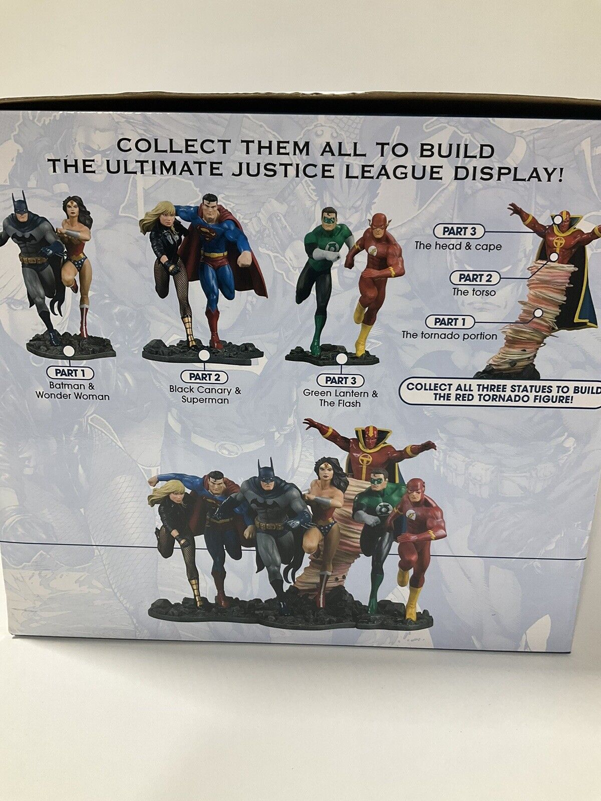 Justice League of America Build a Scene Statue 2 Superman Black Canary ...