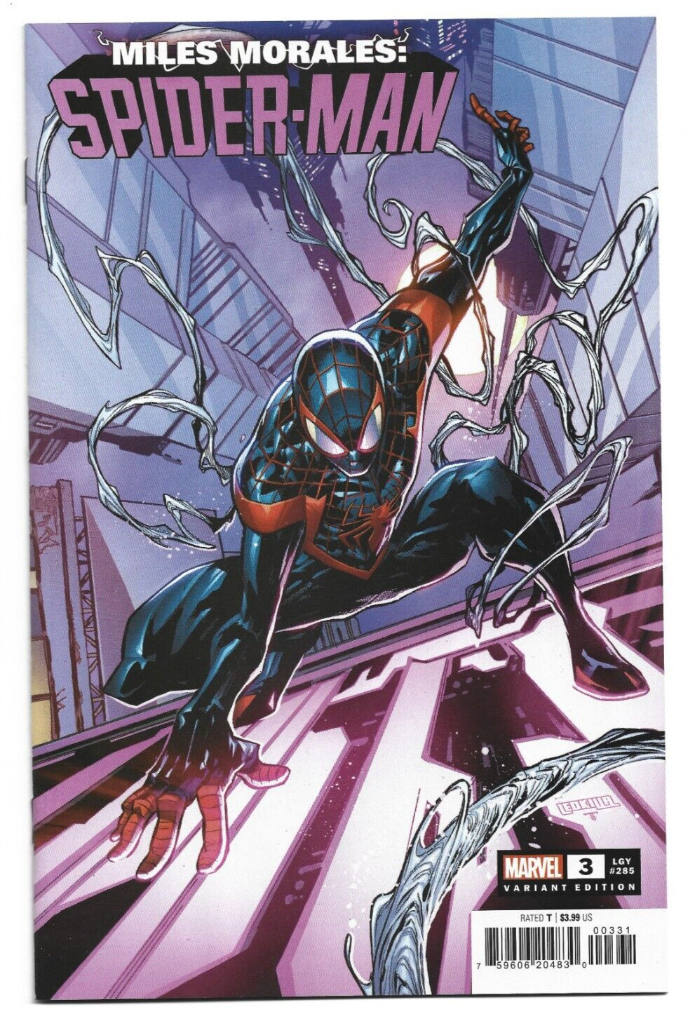 Miles Morales Spider-Man #3 Marvel 2023 Ken Lashley 1:25 Incentive ...