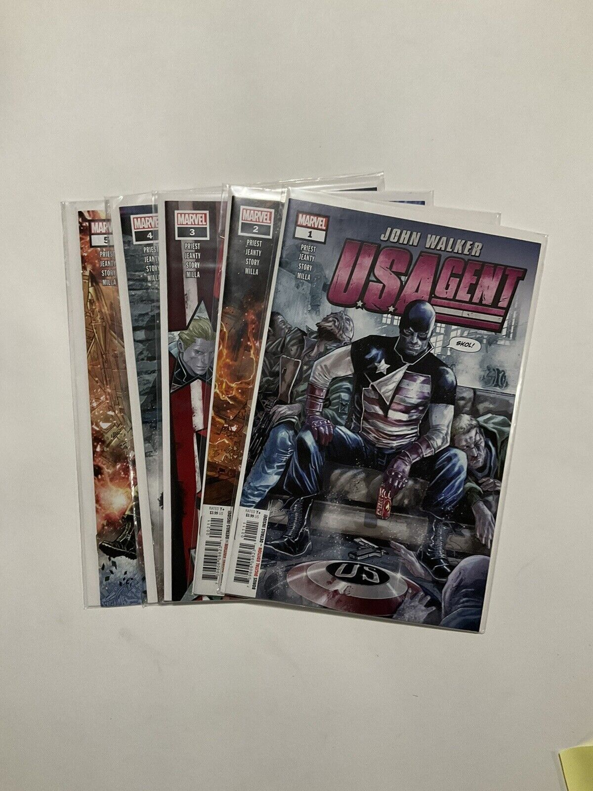 John Walker USAgent 1-5 lot run set Near Mint Nm Marvel | Comic Books ...