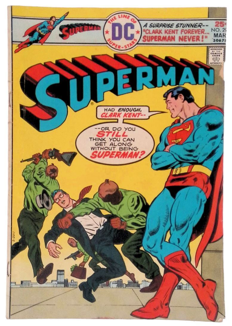 Superman #297 Direct Edition Cover (1939-1986) DC Comics | Comic Books ...