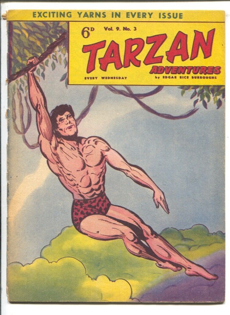 Tarzan Adventures Vol 9 #3 1959-ERB-Rex Maxon art.-"Butch Cassidy" by ...