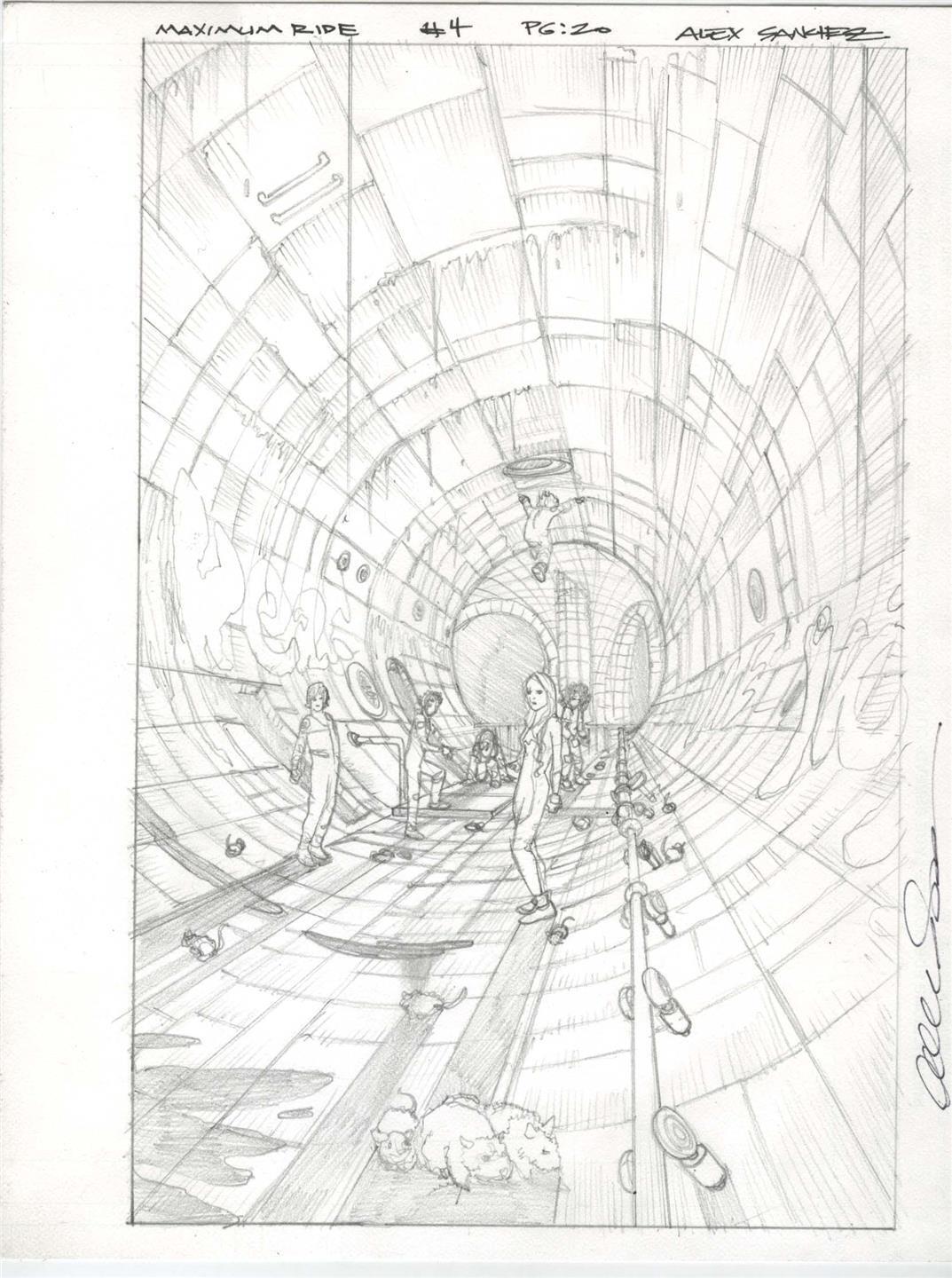 Max Ride First Flight #4 pg 20 Alex Sanchez Art James Patterson Maximum ...