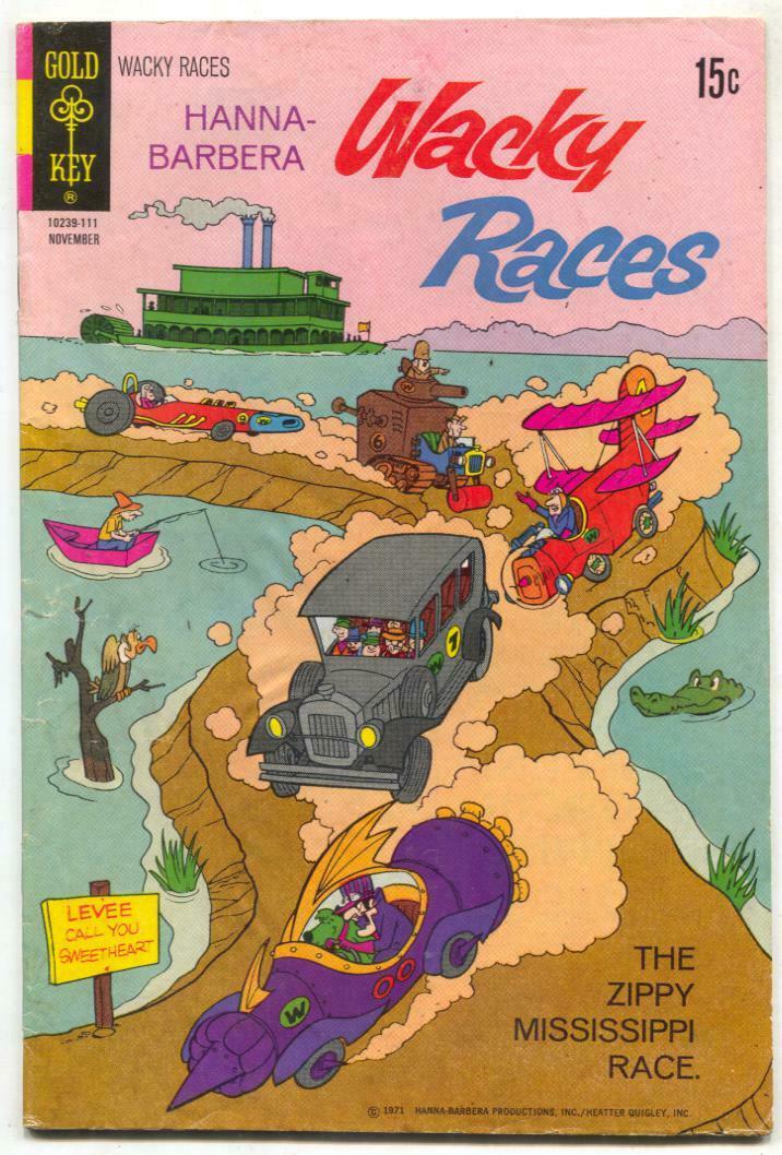 Wacky Races #5 1971- Hanna Barbera comic VG | Comic Books - Silver Age ...