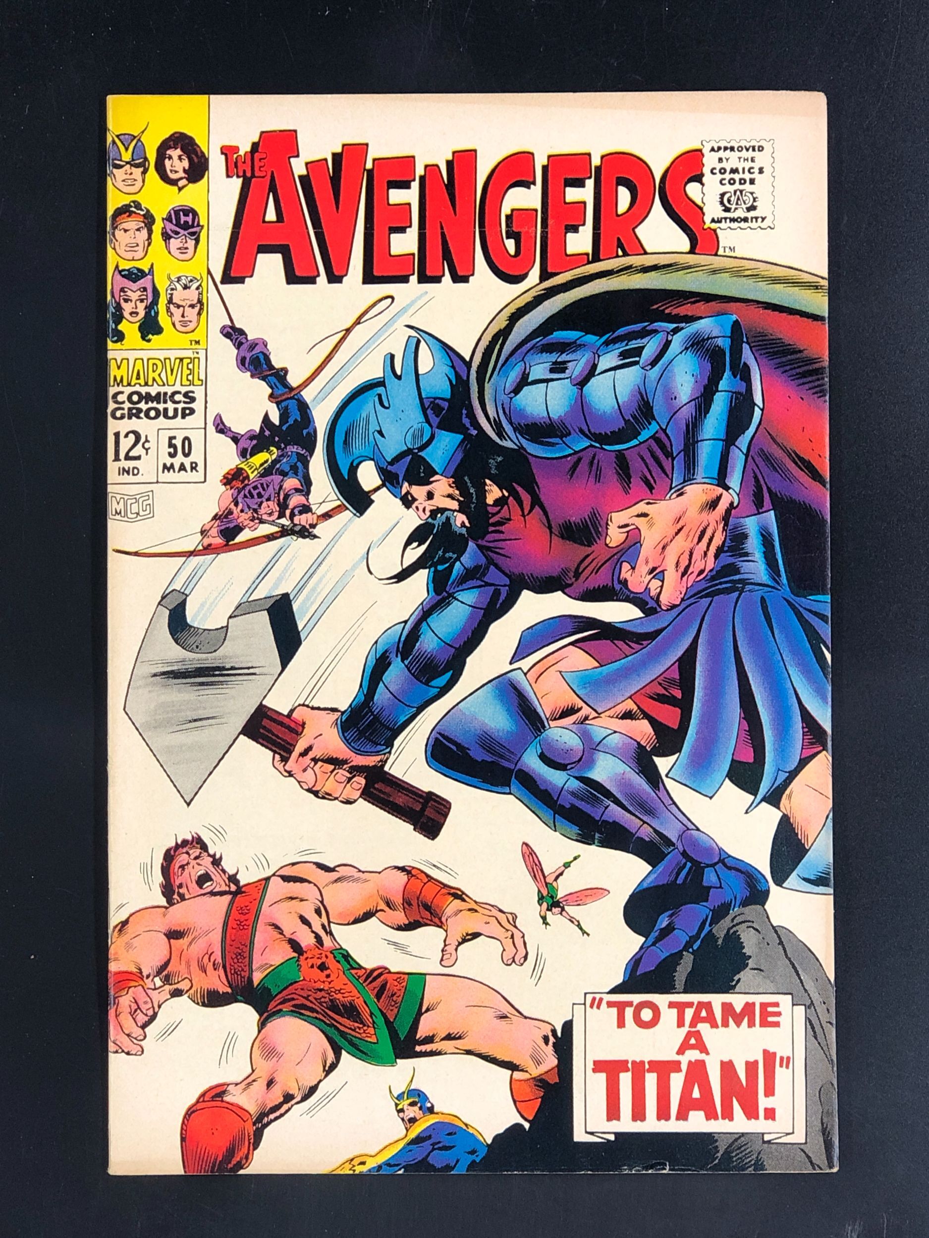 The Avengers #50 (1968) 1st Cameo Appearance of Apollo | Comic Books ...