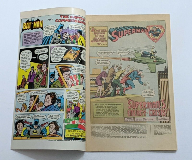 Action Comics #454 (Dec 1975, DC) FN+ 6.5 Toyman appearance Atom backup ...