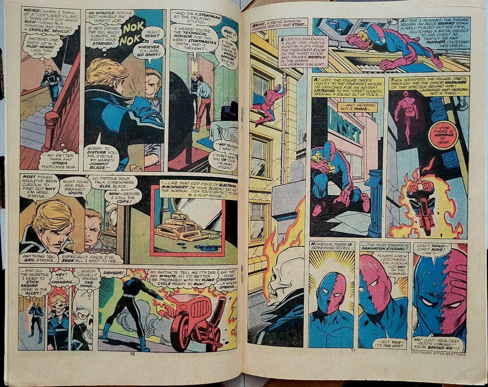 GHOST RIDER #21 FN/VF (Marvel 1976) Co-starring GLADIATOR & The EEL ...