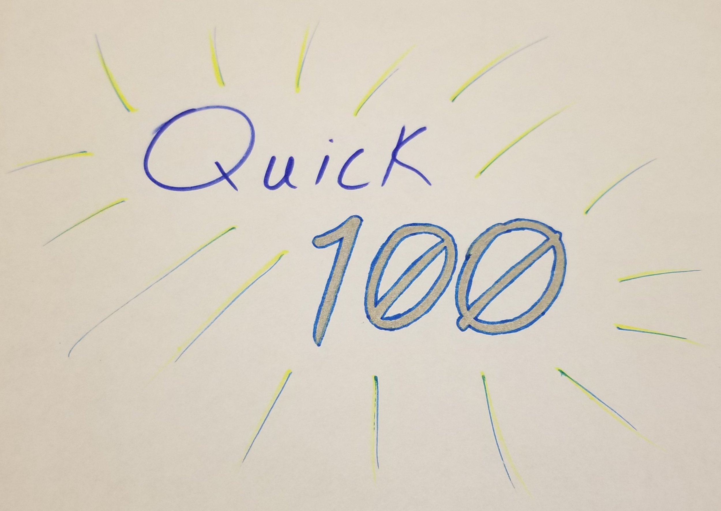 Jackson Ave Comics - QUICK 100 #16 !!! / Jackson Ave Comics - QUICK 100 ...
