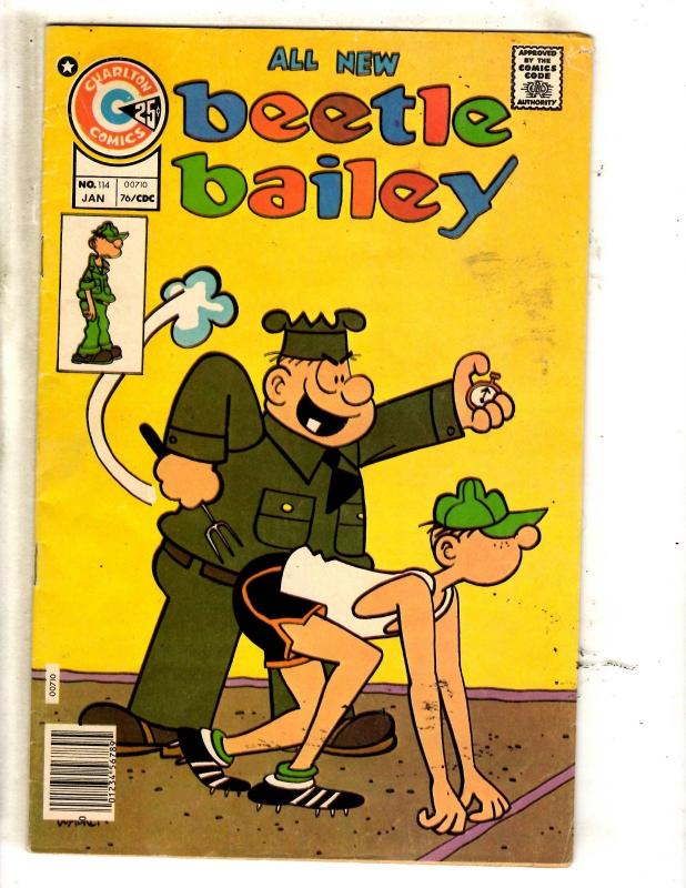 Lot Of 6 Beetle Bailey Charlton Comic Books # 81 88 105 106 108 114 ...