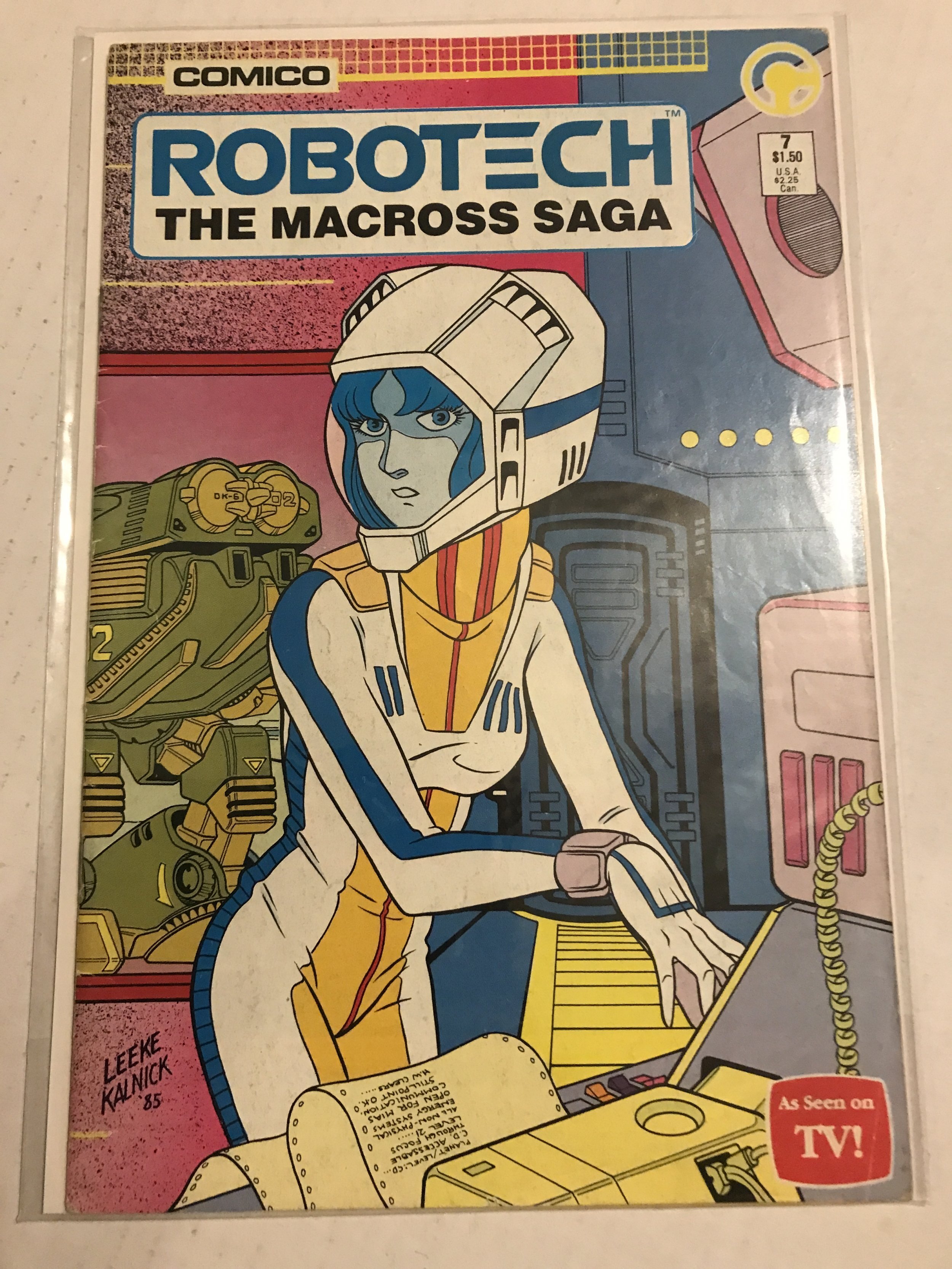 ROBOTECH : The Macross Saga #7 : Comico 11/85 FN; TV, manga | Comic ...