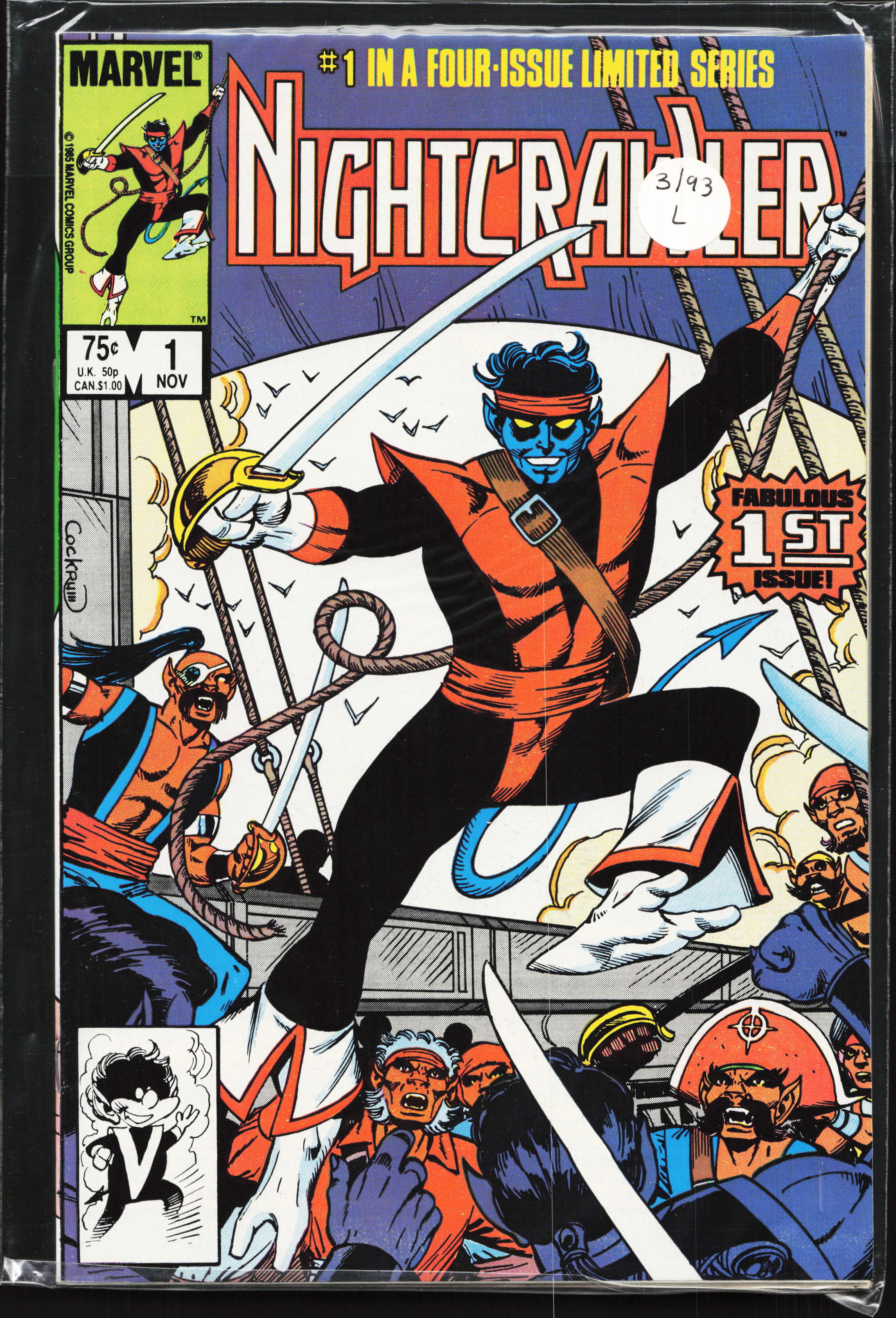Nightcrawler #1 (1985) Nightcrawler | Comic Books - Copper Age, Marvel ...