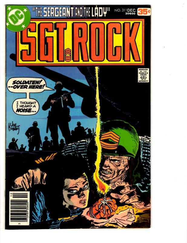 5 Sgt. Rock DC Comic Books # 307 308 309 310 311 World War II Easy ...