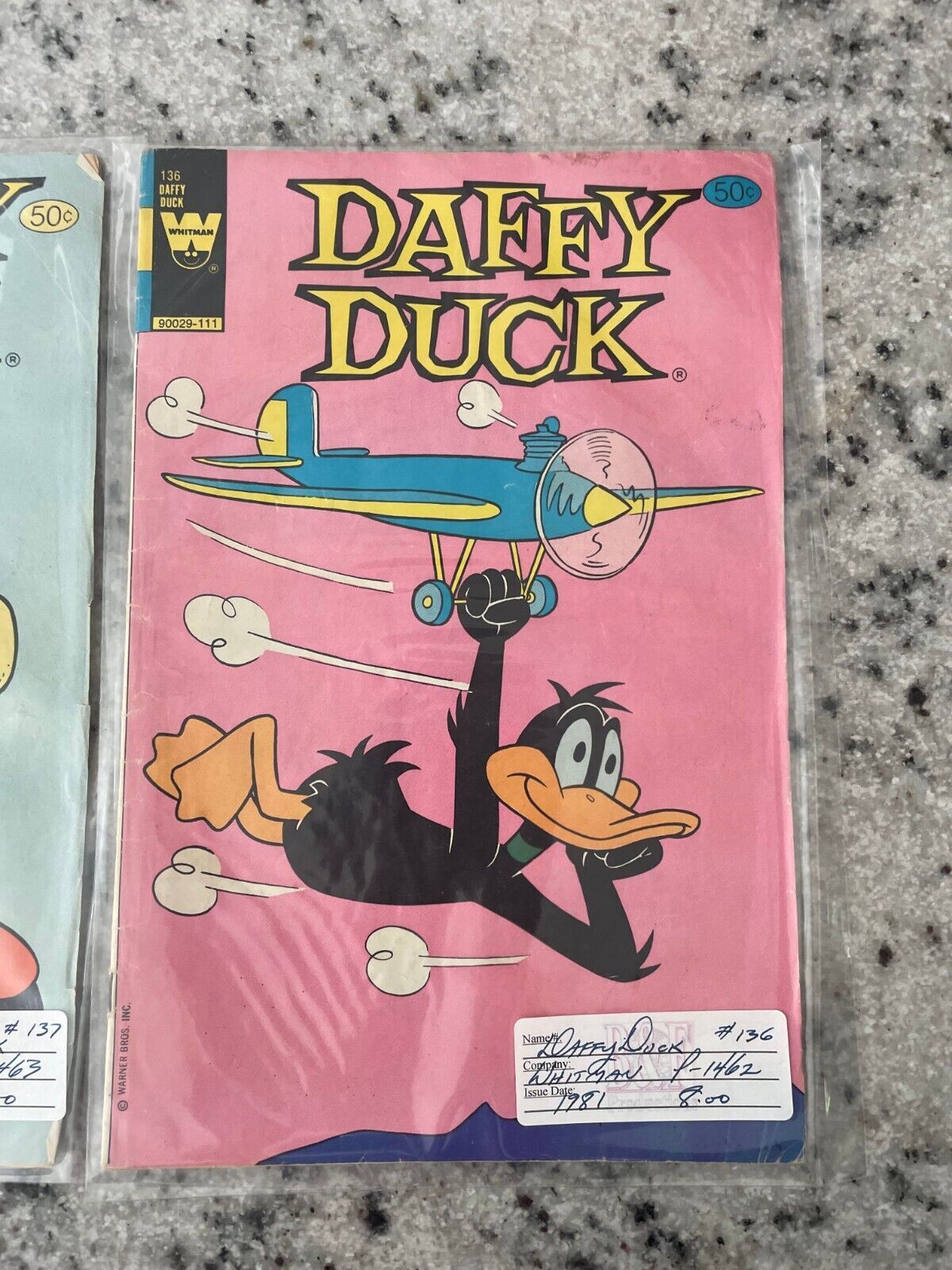 Lot Of 2 Daffy Duck Gold Key Whitman Comic Books # 136 137 Looney Tunes ...