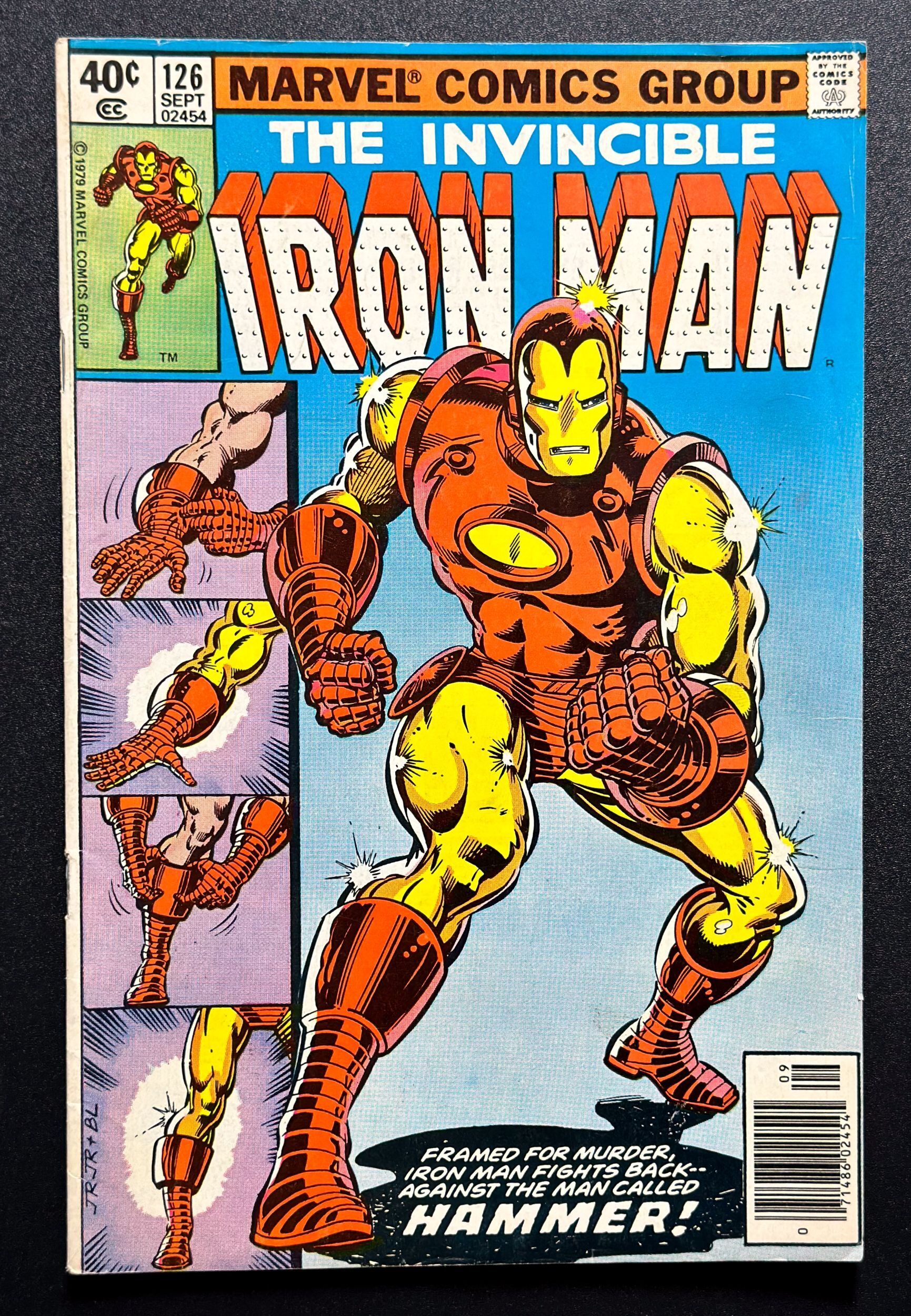 Iron Man #126 Newsstand Edition (1979) "Demon in a Bottle" part 7 - VF ...