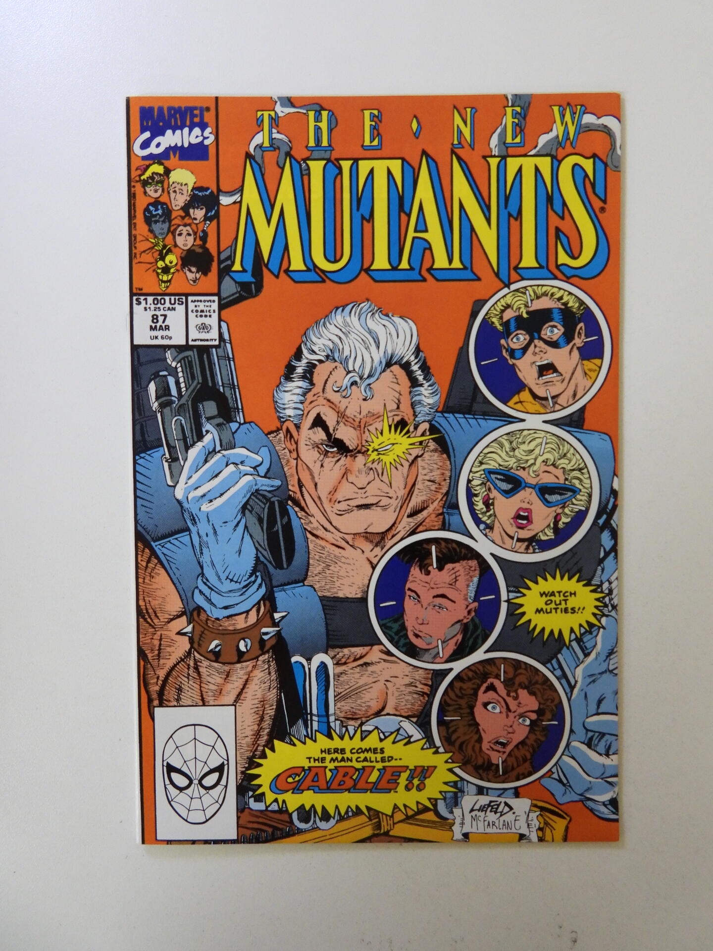 The New Mutants #87 (1990) 1st appearance of Cable NM- condition ...