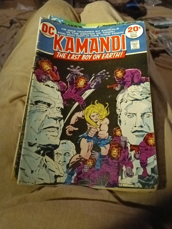 kamandi the last boy on earth 5 Issue Bronze Age Jack Kirby Lot Run Set ...
