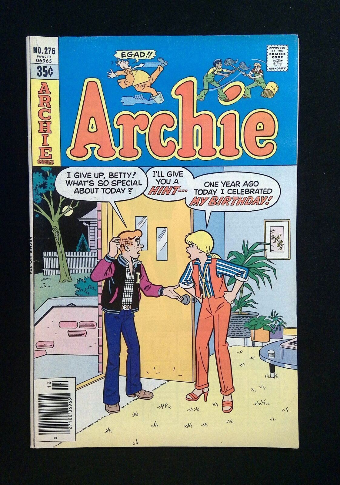 Archie #276 Archie Comics 1978 VF- Newsstand | Comic Books - Bronze Age ...