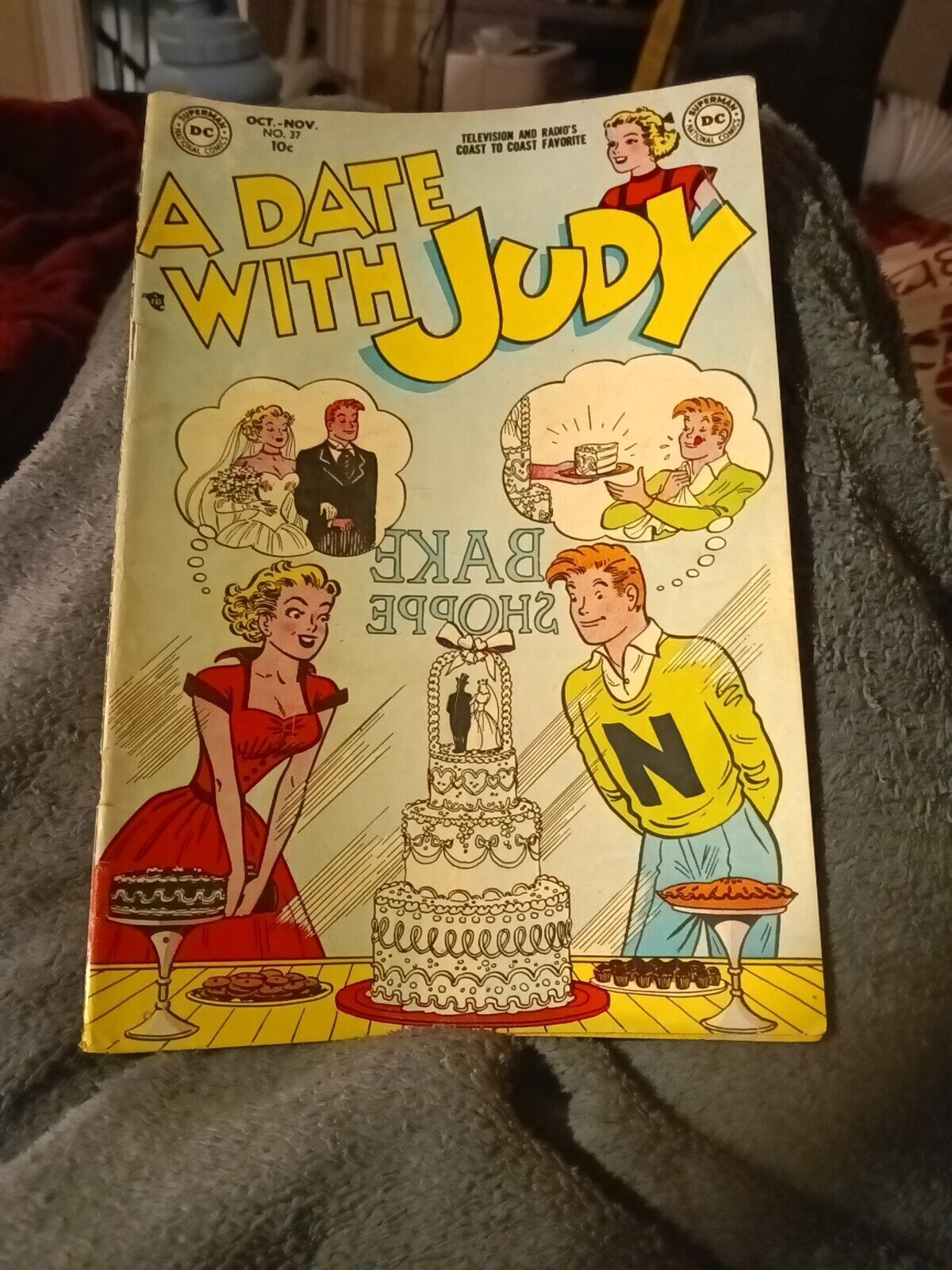 A DATE WITH JUDY 37 DC Comics 1953 Golden Age Good Girl Art Pre-code TV ...