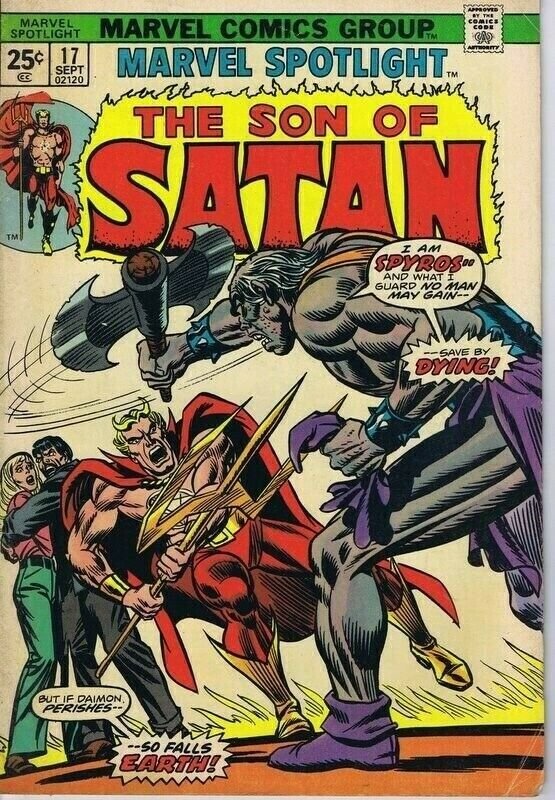 Marvel Spotlight #17 ORIGINAL Vintage 1974 Marvel Comics Son of Satan ...