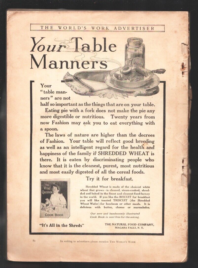 World's Work 5/1908-Doubleday-Strength of Races-Henry J. Ford-Vintage ...