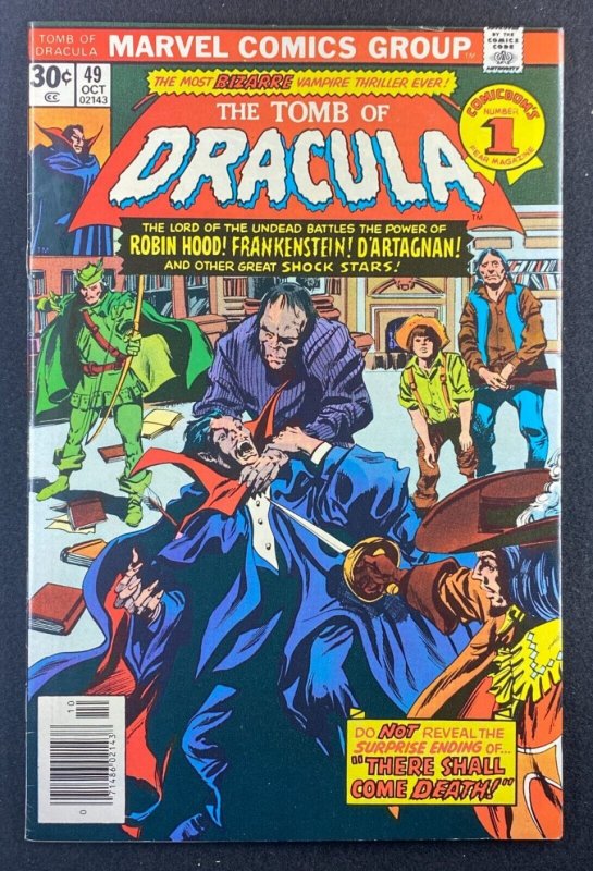 Tomb of Dracula (1972) #49 FN/VF (7.0) Blade App Gene Colan | Comic ...