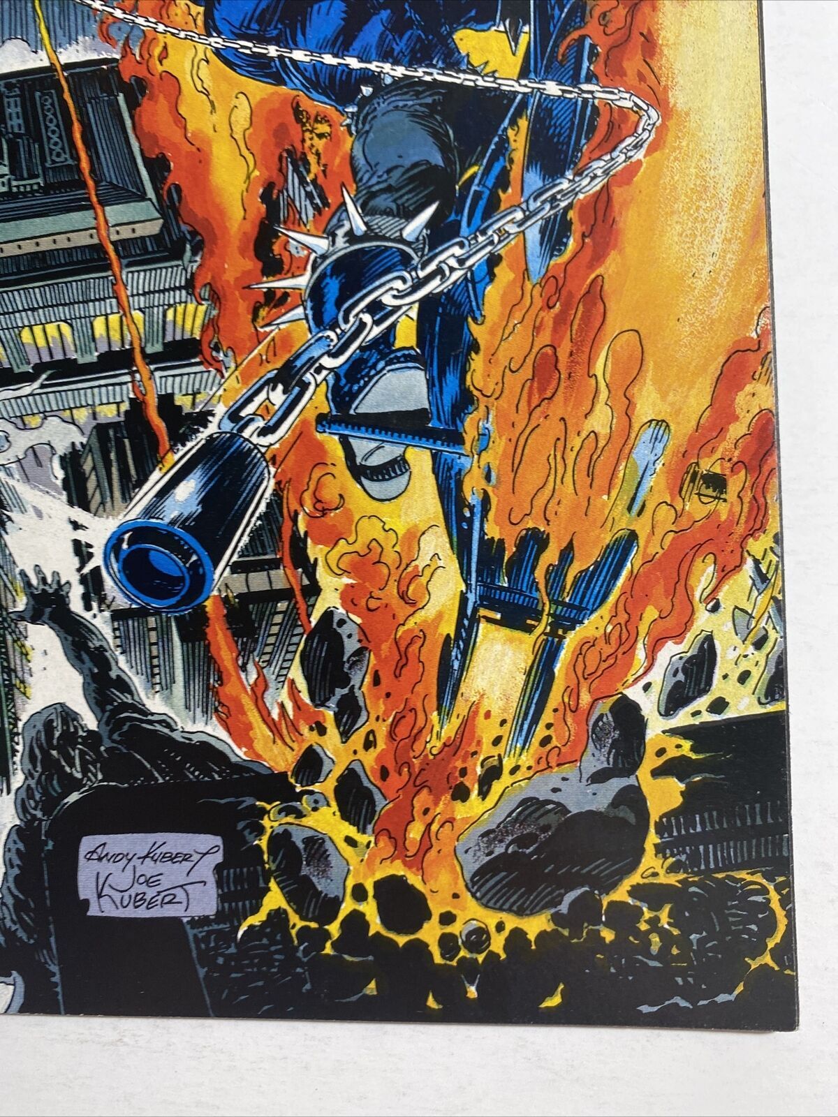 Ghost Rider #28 W/Poster 1992 1st Lilith Midnight Sons Andy + Joe ...