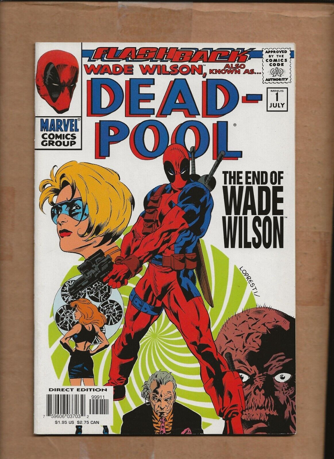 Deadpool Minus 1 Wade Wilson Flashback Marvel -1 | Comic Books - Modern ...