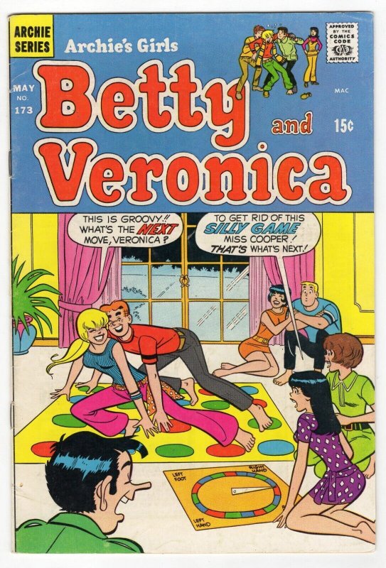 Archie's Girls Betty and Veronica #173 VINTAGE 1970 Archie Comics ...