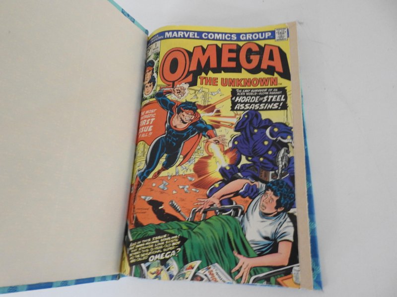 Omega The Unknown #1-8 Bound Volume Original Comics Bookshelf Format ...