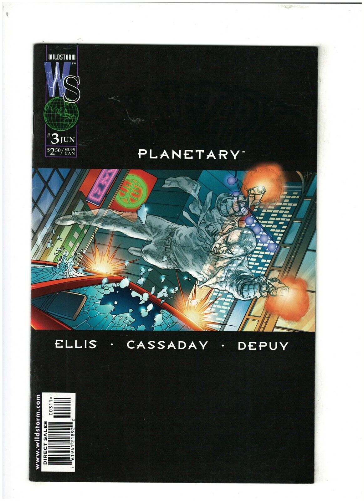 Planetary #3 VF 8.0 Wildstorm Comics 1999 Warren Ellis & John Cassaday ...