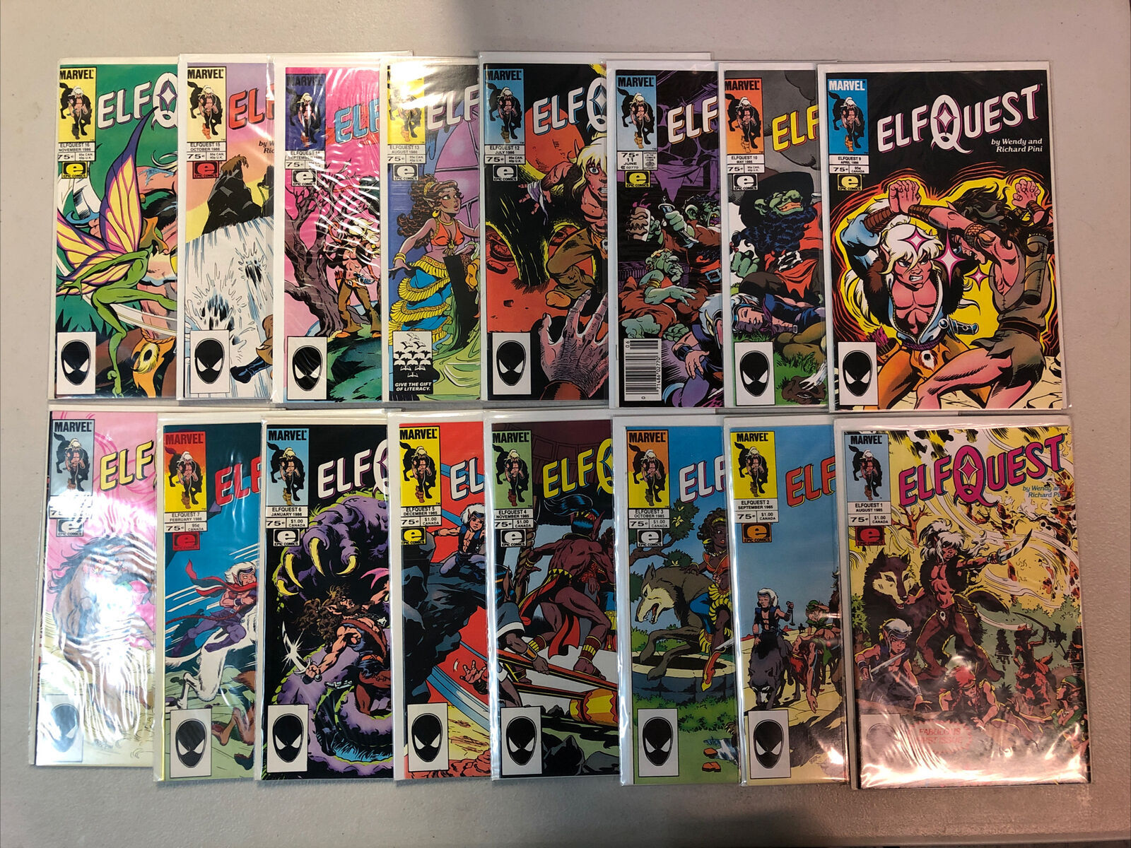 Elfquest (1985) #1-32 (VF/NM) Complete Set Run Marvel Epic Wendi Pini ...