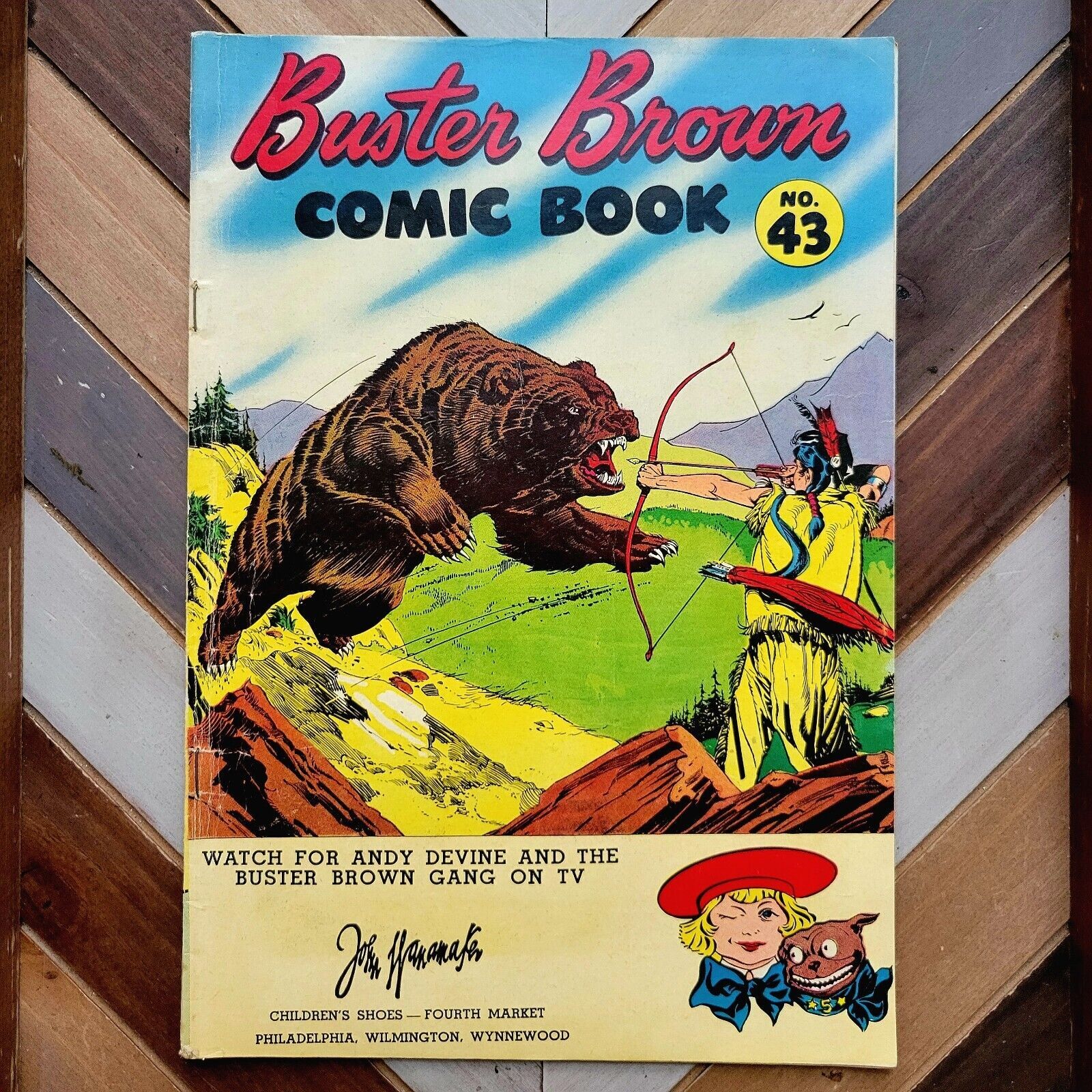 BUSTER BROWN COMIC BOOKS #43 FN- 1959 Willner FINAL ISSUE Wanamaker ...