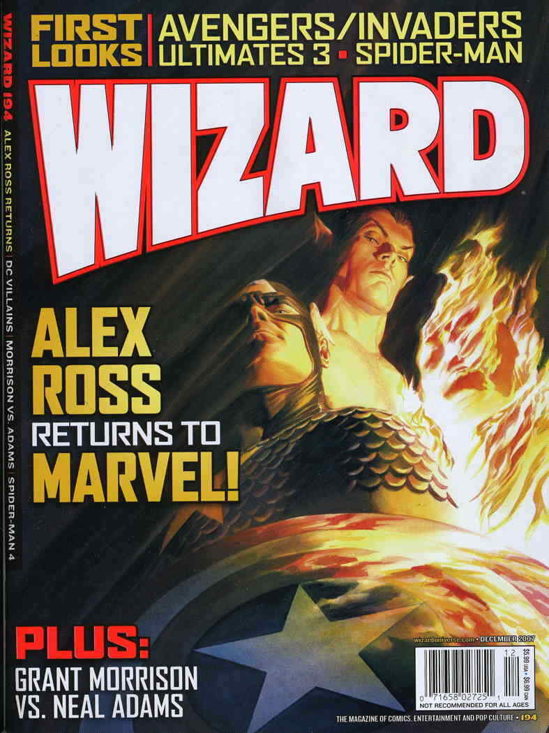Wizard: The Comics Magazine #194B VF; Wizard | Alex Ross - we combine ...