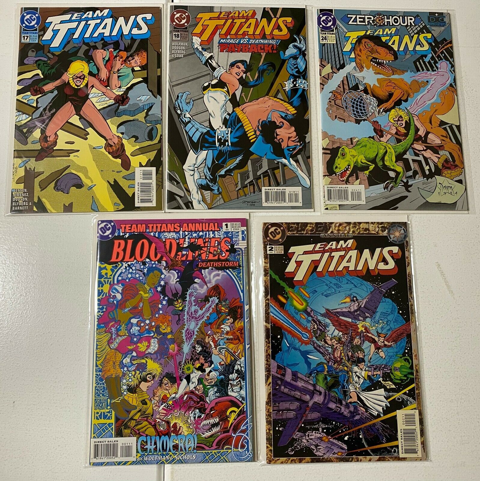 Team Titans lot 21 different from #1-24 + annuals (1992-94) | Comic ...