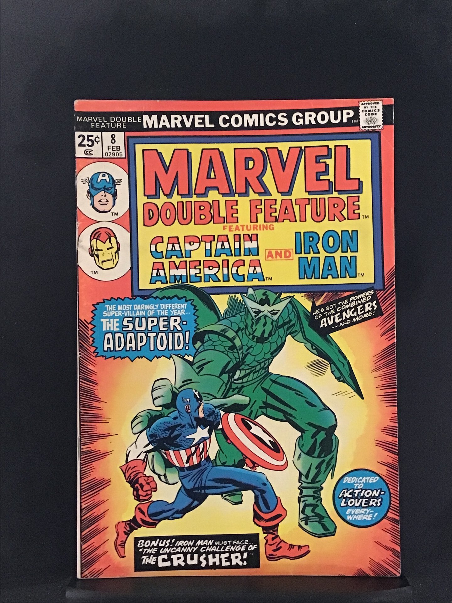 Marvel Double Feature #8 (1975) Captain America | Comic Books - Bronze ...