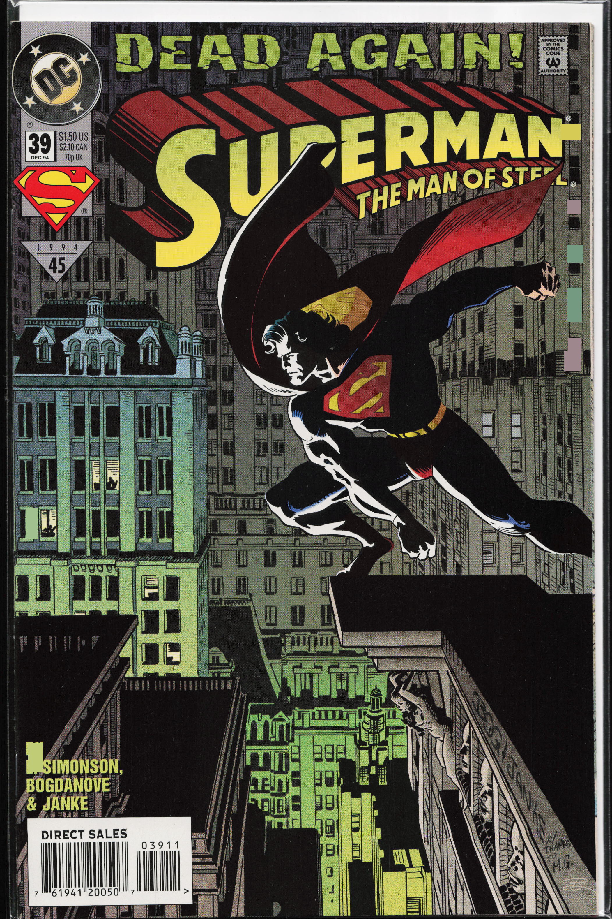 Superman: The Man of Steel #39 (1994) Superman | Comic Books - Modern ...