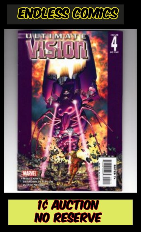 Ultimate Vision #4 (2007) >>> 1¢ AUCTION! No Resv! SEE MORE!!! / ID#04 ...