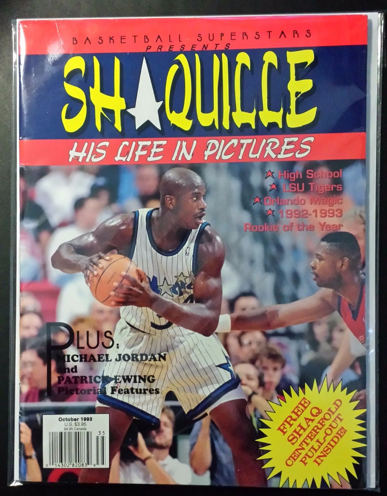 Shaquille O'Neal His Life In Pictures w/Comic & Michael Jordan ...