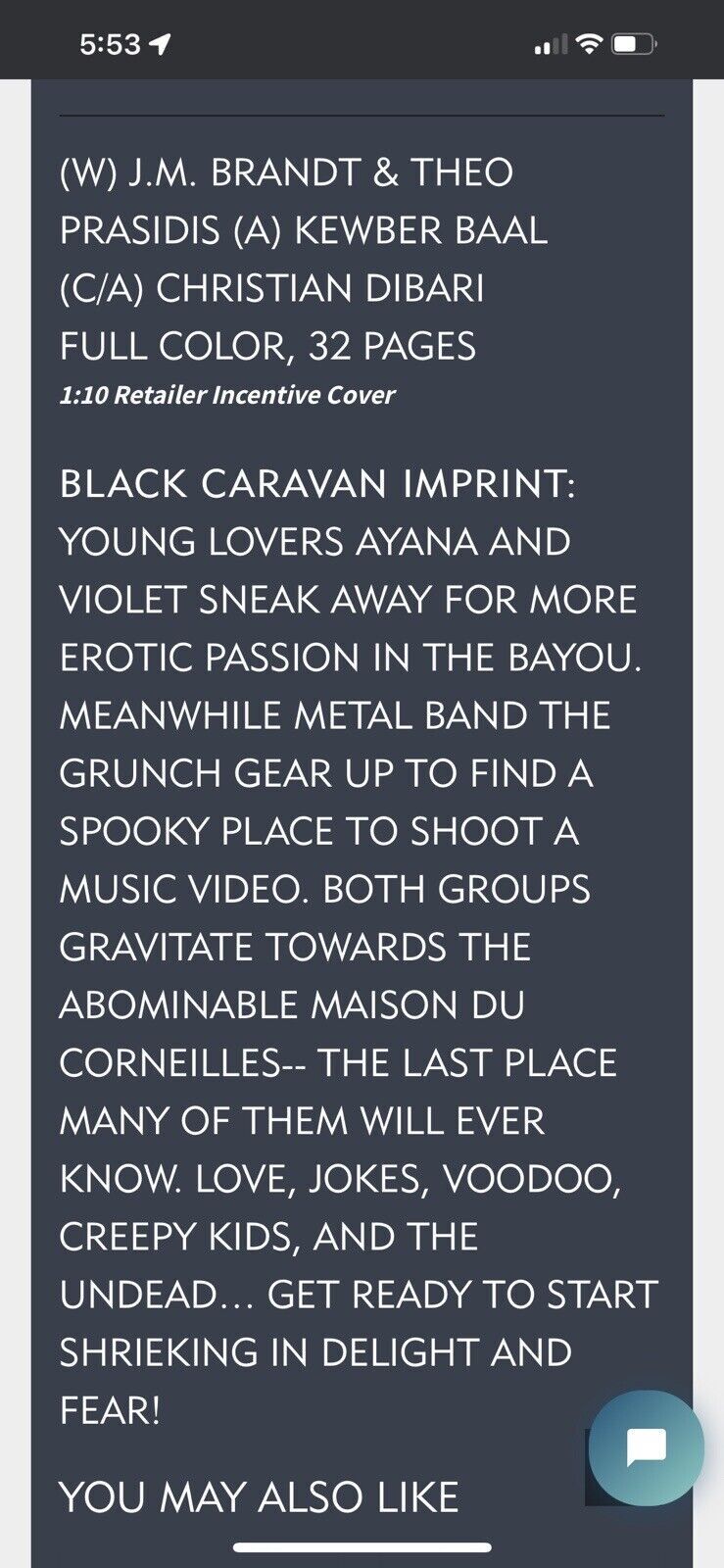 Swamp Dogs House of Crows #2 Webstore Variant Black Caravan Scout ...