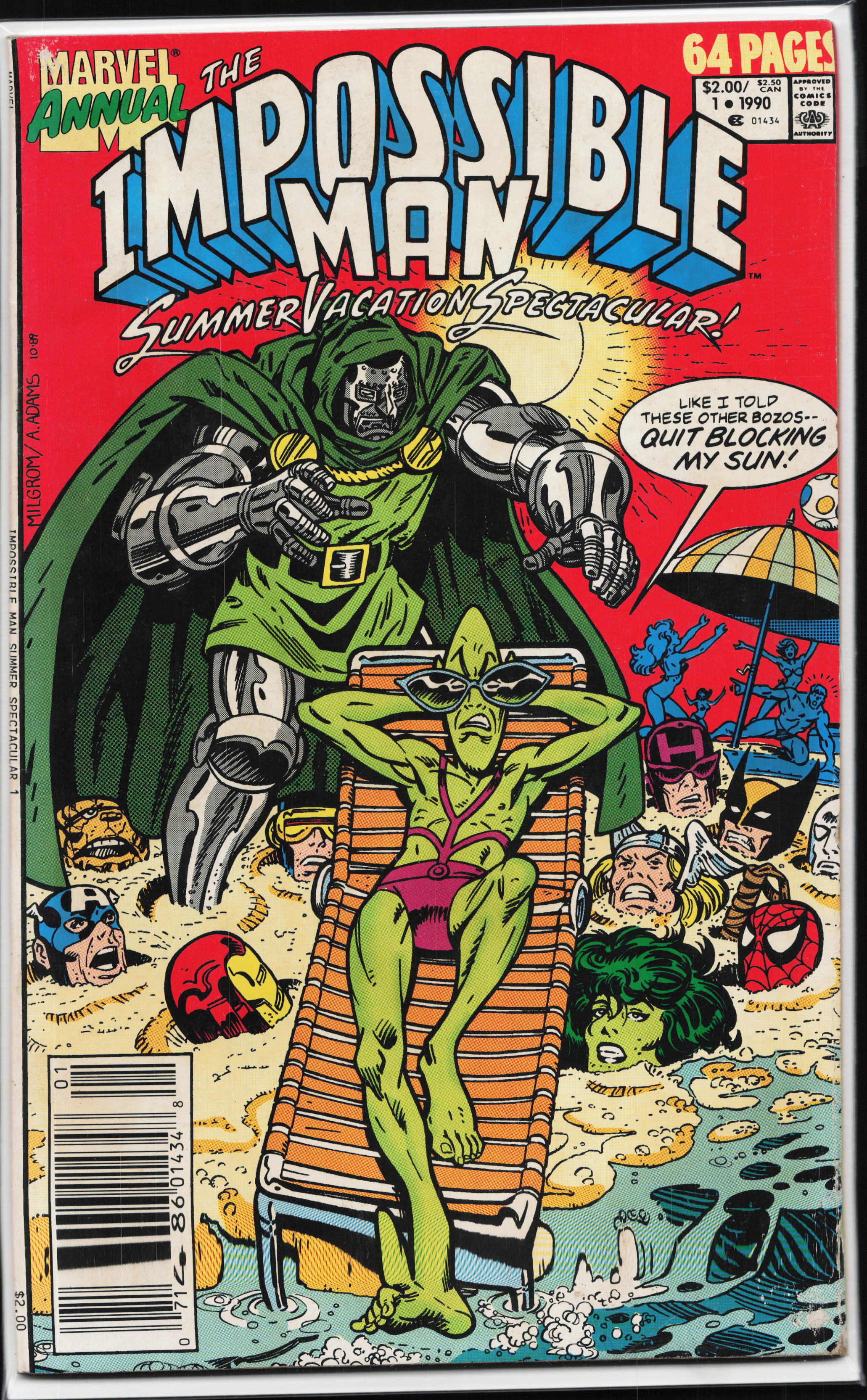 The Impossible Man Summer Vacation Spectacular #1 (1990) Impossible Man ...