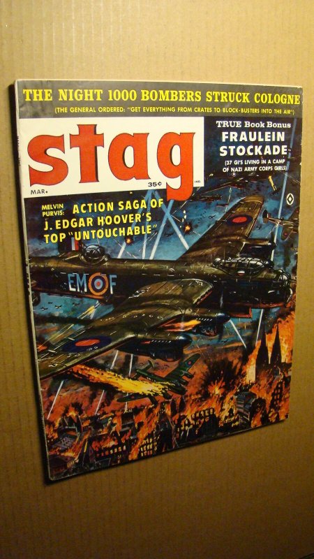 Men's Adventure MAG - Stag *Nice Copy* 1961 1000 Bomber Raid Cologne ...