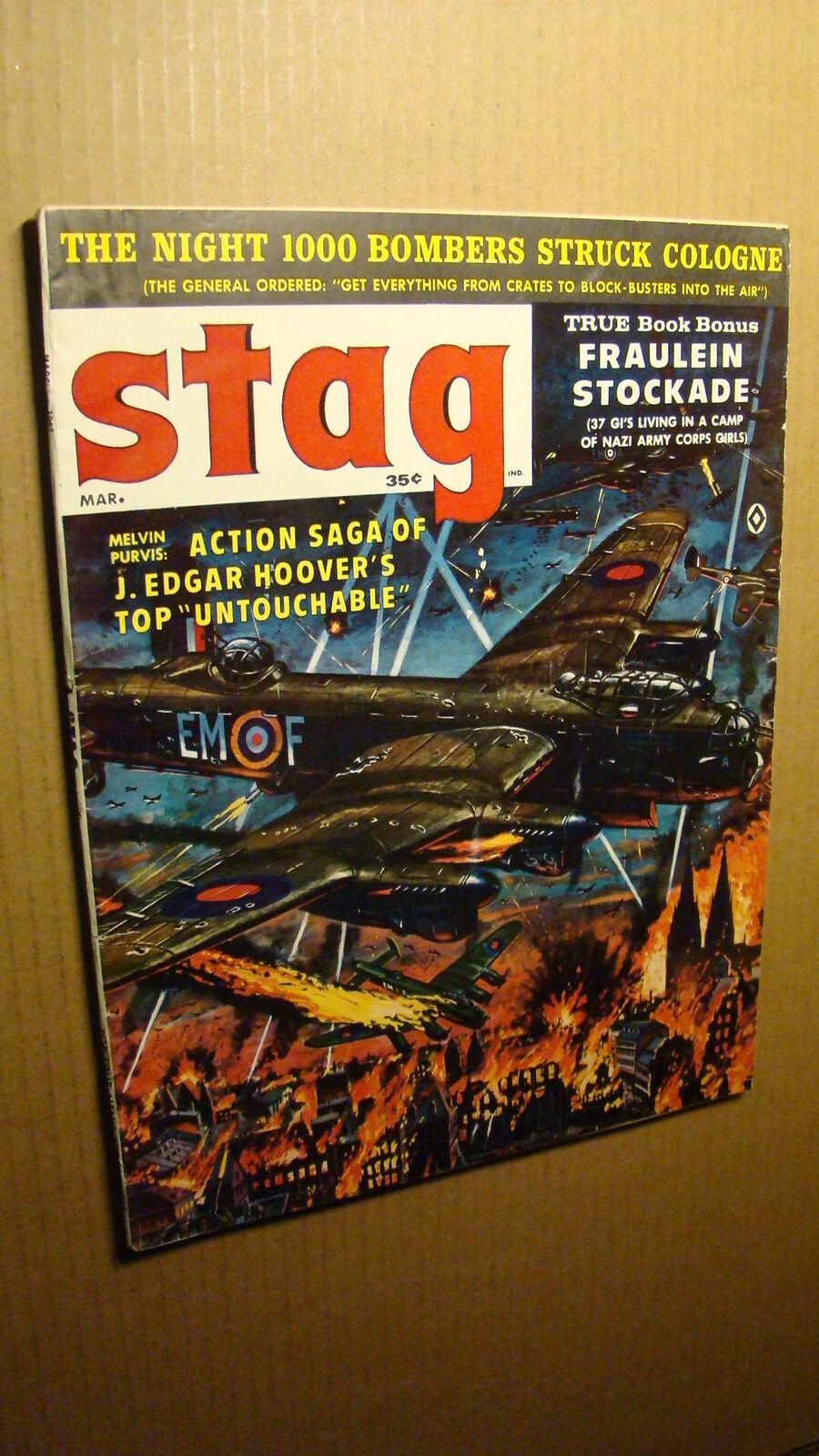 Men's Adventure MAG - Stag *Nice Copy* 1961 1000 Bomber Raid Cologne ...